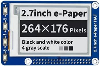 Amazon.com: waveshare 2.13inch E-Ink Display HAT V4 Version Compatible with Raspberry Pi 5/4B/3B ...