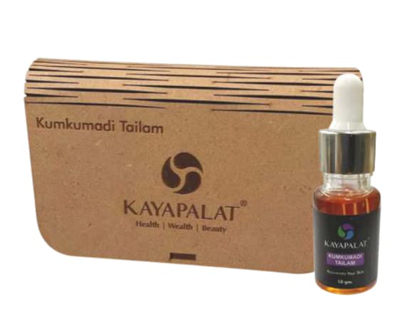 KAYAPALAT Kumkumadi Tailam Natural Skin Serum For Glowing Skin & Fine ...