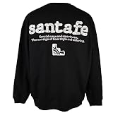 ・ブランド:santafe(サンタフェ)・サイズ／4L(54)肩幅：65　袖丈：57　胸囲：136　胴囲：130　着丈：73・カラー／黒（ブラック）・品質／本体：綿85%　ポリエステル15%　リブ部分：綿95%　ポリウレタン5%　ししゅう糸...