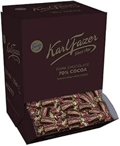 Fazer Karl Fazer 70 % Dark Chocolate 1 Box of 3kg : Amazon.co.uk: Grocery