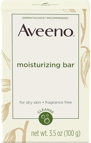 Amazon.com : Aveeno Moisturizing Bar with Natural Colloidal Oatmeal for ...