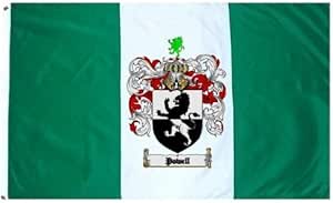 Amazon.com : Powell Family Crest / Coat of Arms Flag. Large 3 ft. x 5 ...