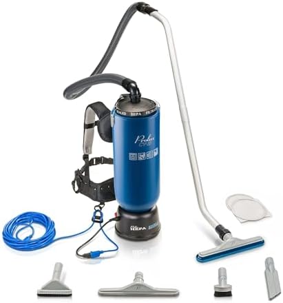 Amazon.com: Prolux 10 Quart Blue Commercial Backpack Vacuum, HEPA ...