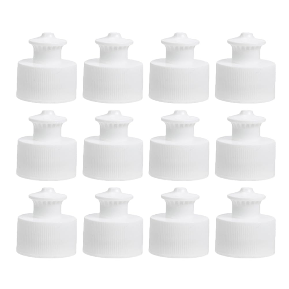 Amazon.com: ULTECHNOVO Squirt Bottle Plastic Push Replacement Caps ...