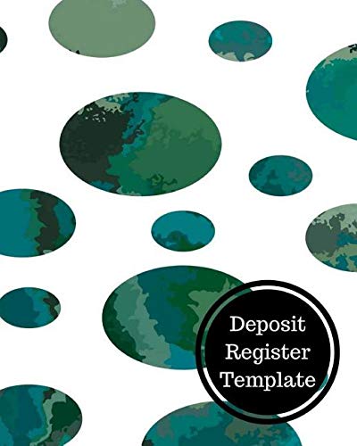 Amazon.com: Deposit Register Template: Bank Transaction Register ...