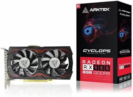 Arktek Graphics Card AMD Radeon RX580, 8GB GDDR5 256-Bit, HDMI/DVI/3xDP Ports : Amazon.co.za ...