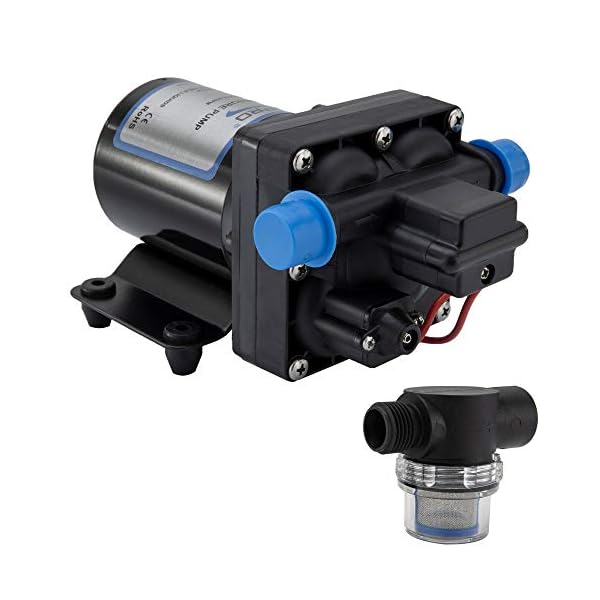 RecPro RV Water Pump | 12V Electric 4 Chamber Water Pump with Pressure ...