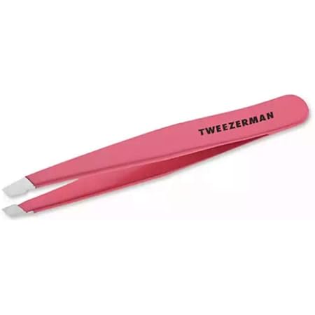 Amazon.com : Tweezerman Slant Tweezer Geranium 1230-RFC12 : Beauty ...