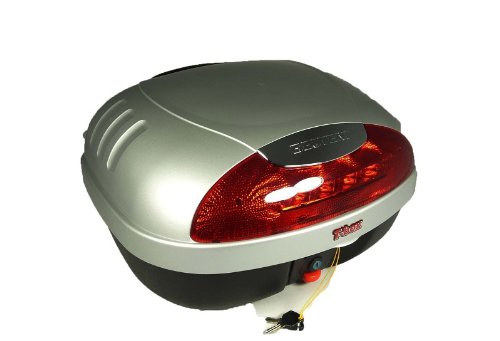 Bestem T-Box TBOX-2012-SIL Silver 20" X 10.5" X 16" Motorcycle/Scooter ...