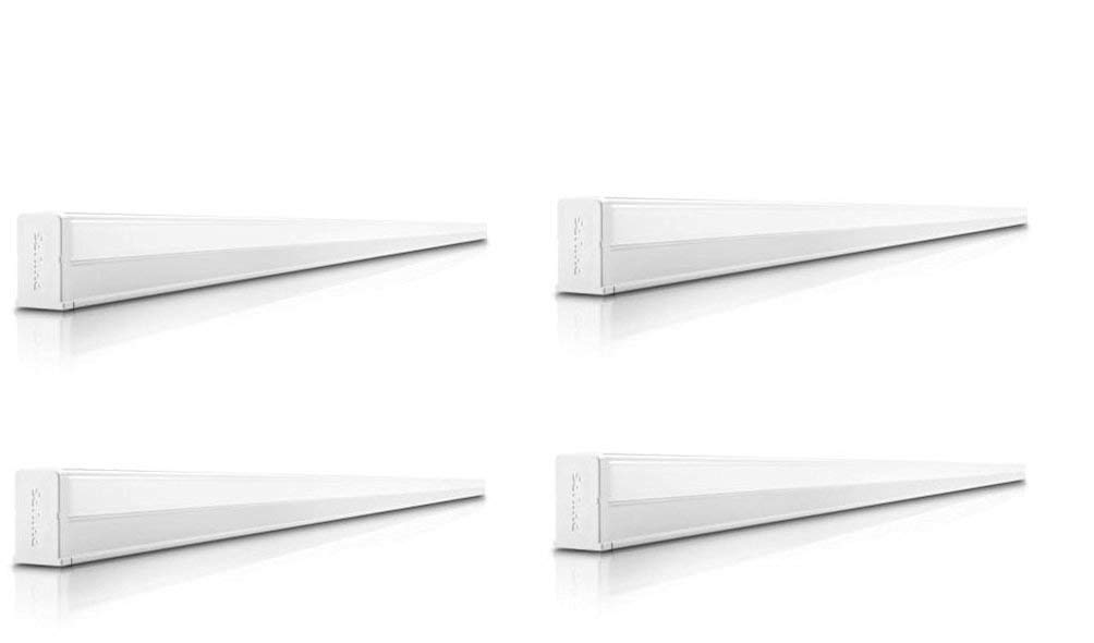 Philips Slim Line 20-Watt LED Batten (Pack of 4, Cool Day Light ...
