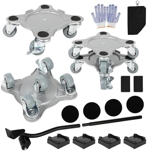 Amazon.com: FAHKNS Heavy Furniture Movers with 5 Wheels Holding Up to ...