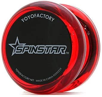 Amazon.co.jp: Little Spinstar Beginner Yoyo Factory Yoyo (Clear Red ...