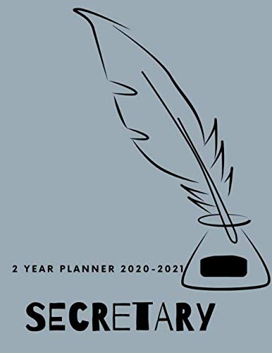 Secretary 2 Year Planner 2020-2021: Amazon.co.uk: Publishing, HP ...