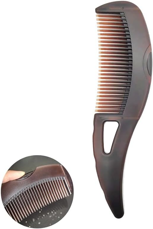 Amazon.com : Dandruff Comb, Hollow Tooth Button Comb, Detoxing Comb ...