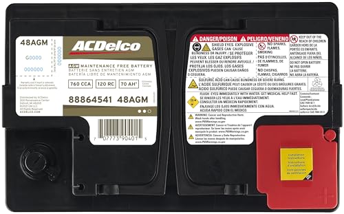 ACDelco Gold 48AGM (88864541) 36 Month Warranty AGM BCI Group 48 ...