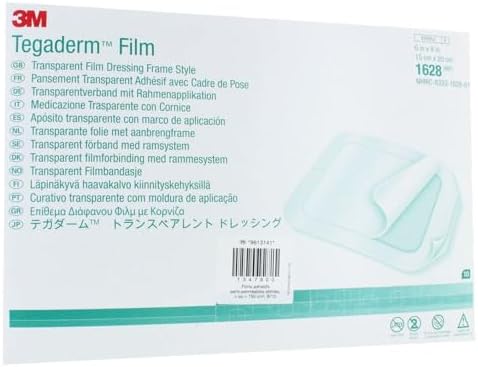 Amazon.com: 3M Tegaderm Transparent Dressing-6 inch x 8 inch-Box of 10 ...