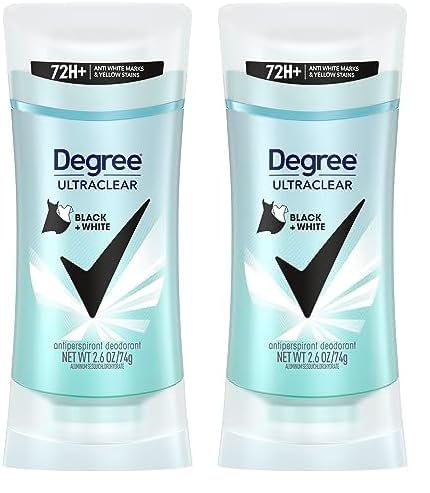 Amazon.com : Degree UltraClear Antiperspirant Deodorant Black+White ...