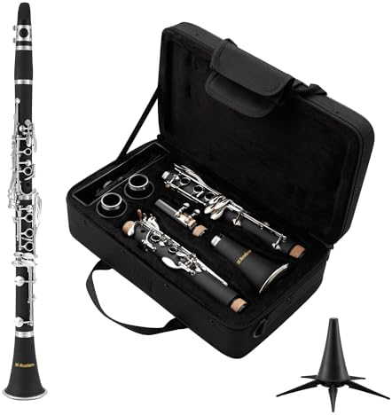 Amazon.com: MoResolune B Flat Clarinet for Beginner, Student Clarinet ...