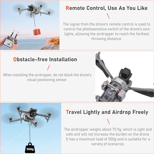 iEago RC Air 3 Drone Airdrop System Payload Delivery Dropping System ...