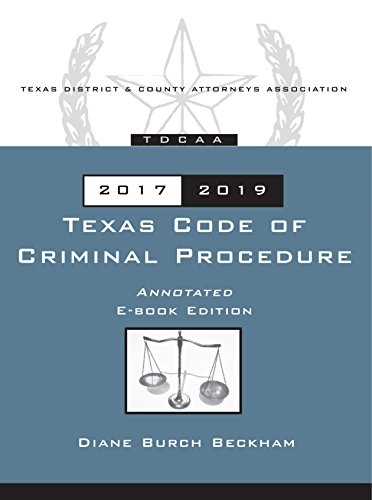 Texas Code of Criminal Procedure 2017-2019 ebook - Kindle edition by ...