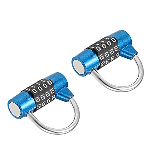 M METERXITY 2 Pack Combination Password Padlock – Outdoor Resettable ...