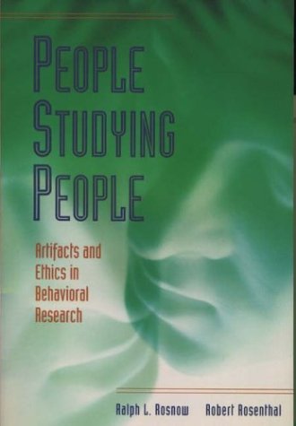 Amazon.com: People Studying People: Artifacts and Ethics in Behavioral ...