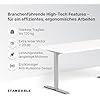 Standable Desk Höhenverstellbarer Schreibtisch 180 x 90 cm I ...