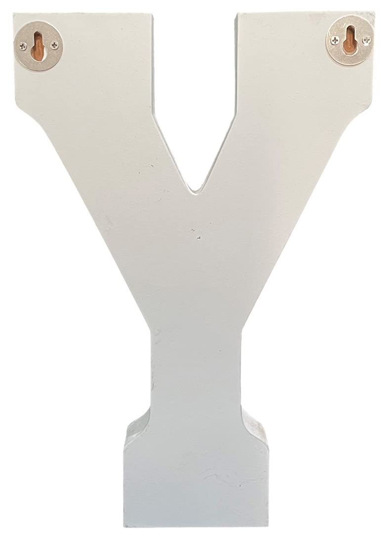 Snapklik.com : ABELOTS Large Wood Letter Distressed White Wash Alphabet ...