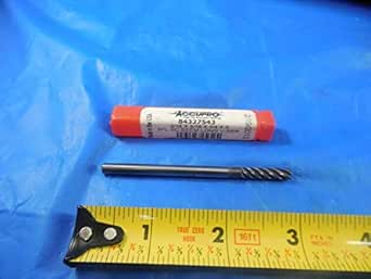 ACCUPRO 84327543 3/16 Dia 3/4 LOC 3" OAL 5 Flute Carbide END Machinist ...
