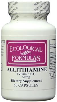 Amazon.com: Ecological Formulas Allithiamine 50 Mg 60 Caps : Health ...