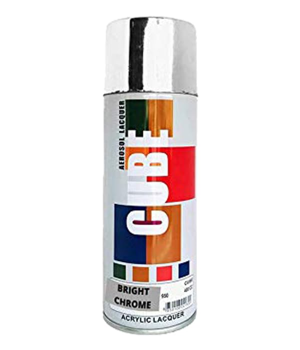 Aerosol Spray Paint Can 400ml Multipurpose (Bright Chrome Aerosol Spray ...