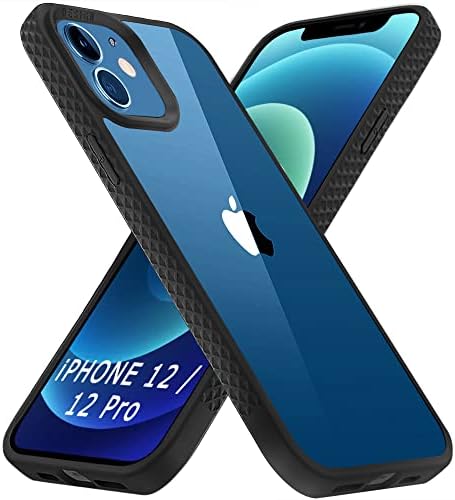 TheGiftKart Ultra-Hybrid Crystal Clear Back Cover Case for iPhone 12/12 ...