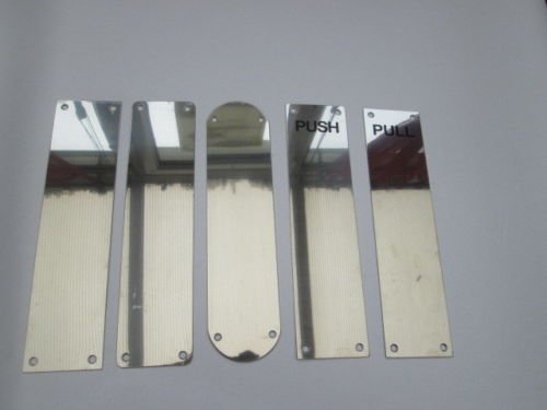 Buy IRONMONGERY WORLD®12" Push Pull Polished Steel Finger Plate Door ...