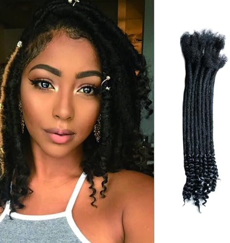 Amazon.com : EV&ET Human Hair Dreadlocks Extension, 8 inch, Black, Can ...