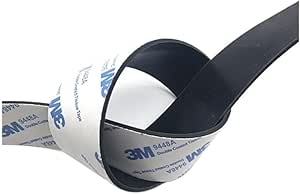 Amazon.com: XLJP 300mm/1000mm Black Silicone Rubber Strip 3M Self Adhesive Seal Strip Anti-Slip ...