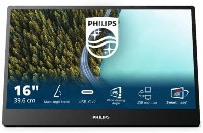 Philips Business Monitor 16 16B1P3302D IPS Black : Amazon.co.uk ...