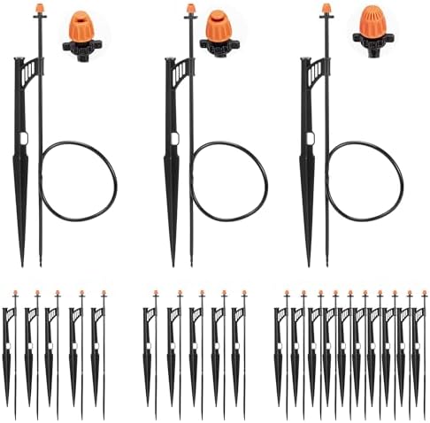 Amazon.com : 150Pcs Drip Irrigation Emitters, Micro Sprinkler Heads ...