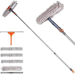 Amazon.com: Squeegee Window Cleaner Set 2-in-1 Multi-Surface Cleaning ...
