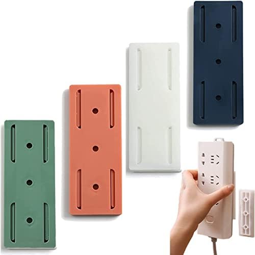 Self Adhesive Desktop Socket Fixer, Adhesive Punch Free Socket Holder ...