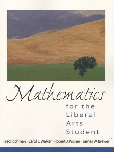 Amazon.com: Mathematics for the Liberal Arts Student: 9780130145475 ...