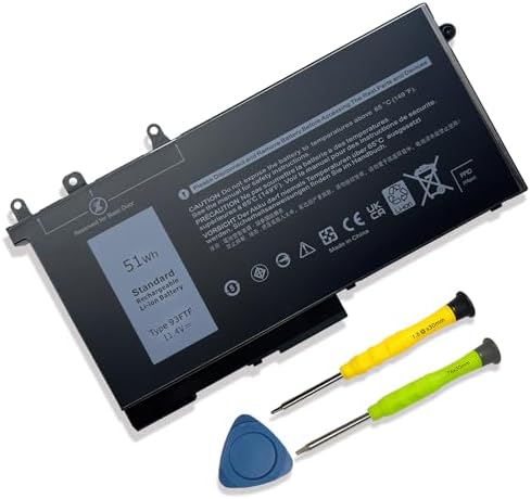 Amazon.com: Mobik 93FTF Laptop Battery Replacement for Dell Latitude ...