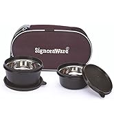 Buy Signoraware Monarch Midday Microwave Safe Lunch Box (2 Stainless ...
