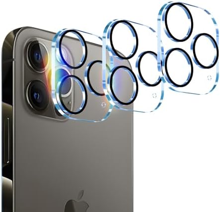 Amazon.co.jp: Seninhi 3 Piece Camera Film for iPhone 12 Pro Camera Lens ...