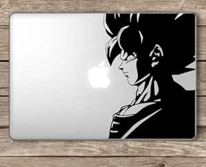 SHIVOID® Goku Dragon Ball Z Laptop Vinyl Sticker – Self-Adhesive, Black ...