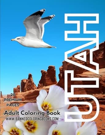 Amazon.com: Utah Adult Coloring Book: 20 detailed designs of Utah ...