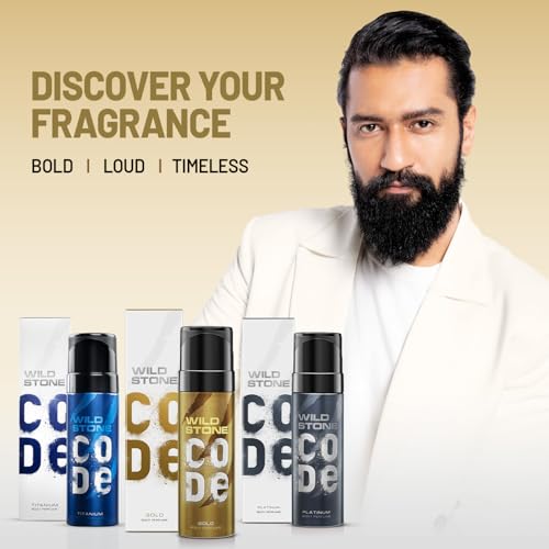 Wild Stone Code Gold, Platinum & Titanium Body Perfume Spray Combo For ...