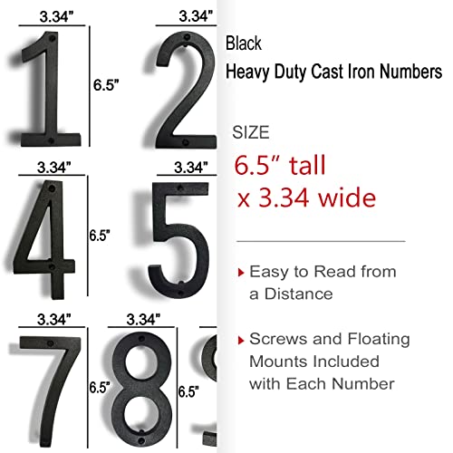 Snapklik.com : Colonial Floating House Numbers For Outside, Rustic ...