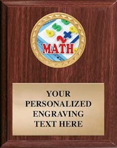 Amazon.com : Crown Awards Numbers Plaque, 8 x 10 Numbers Plaque with ...