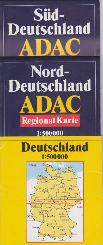 Kartenset: ADAC Regionalkarte Deutschland 1 : 500.000 - Norddeutschland ...