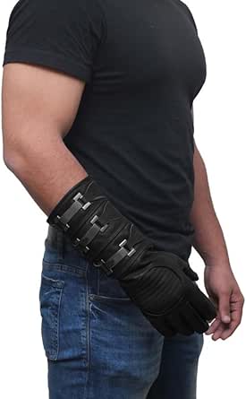 URBAN BUCK Mens Real Leather Gauntlet Costume Long Regular Fit Assorted ...